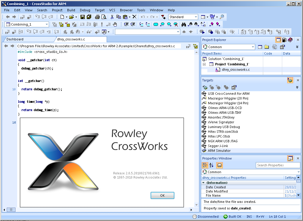 Rowley: CrossWorks for ARM 2.05 - mikroZONE